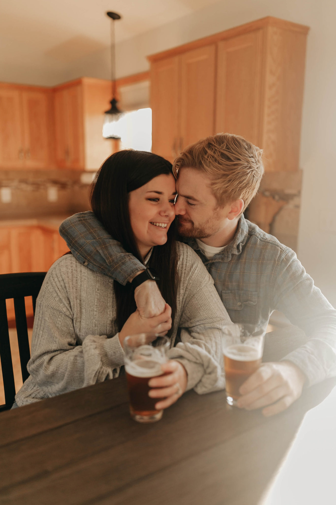 At-Home Couples and Engagement Shoots - morganmaxinephotography.com